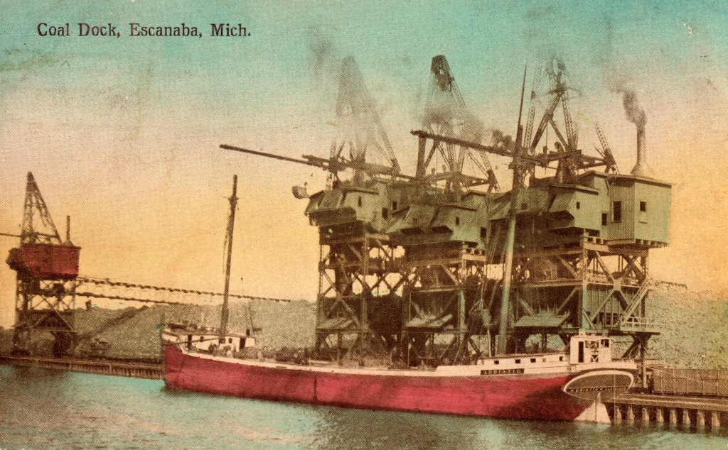 Historical Photos - Escanaba Michigan - Mikel B. Classen On The Road